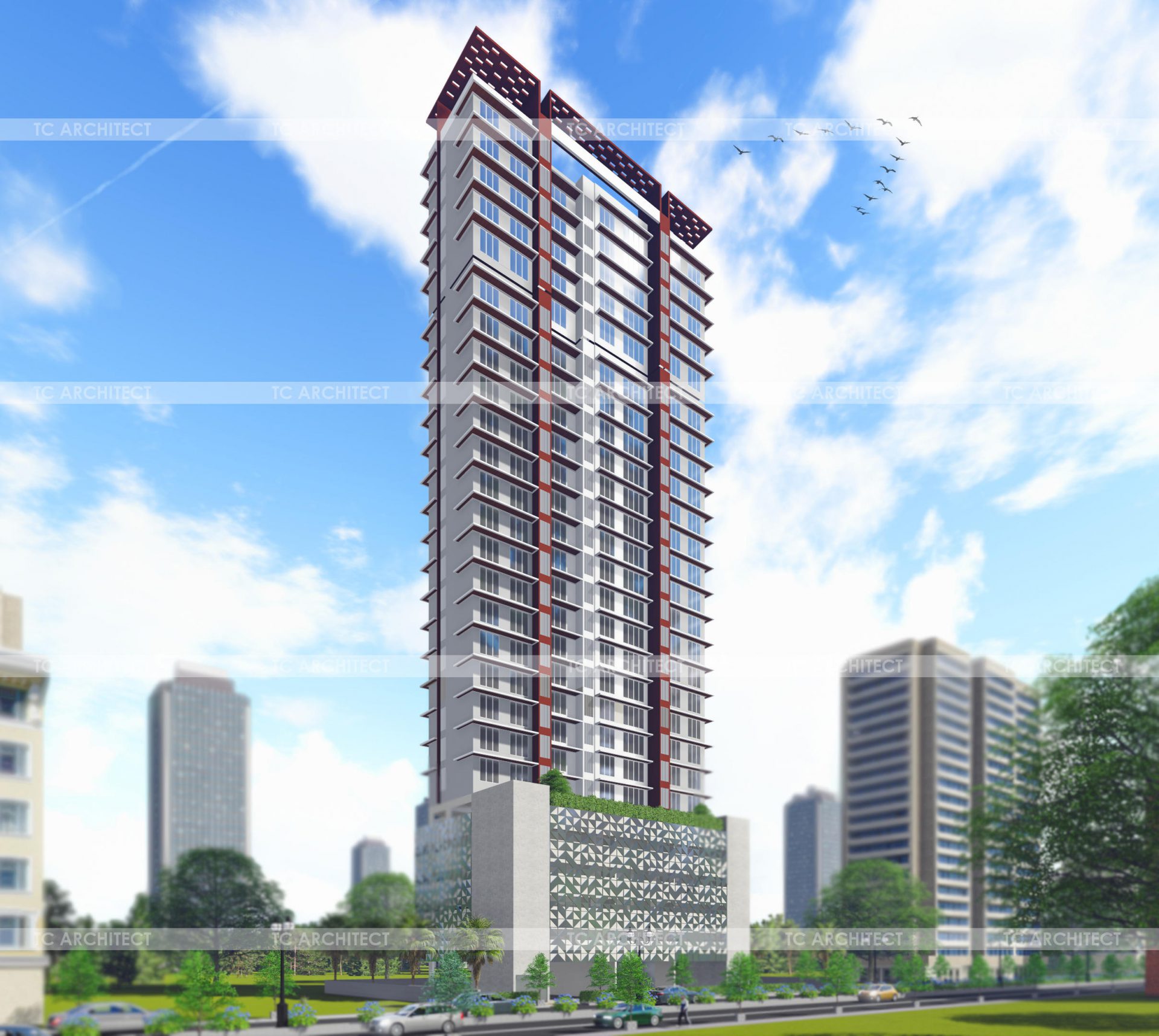 Residential Building At TP Road Borivali – Tushar Chhatbar Architects